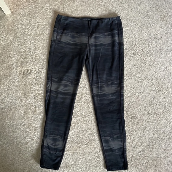 Athleta | Pants & Jumpsuits | Athleta High Rise Black And Gray Full ...